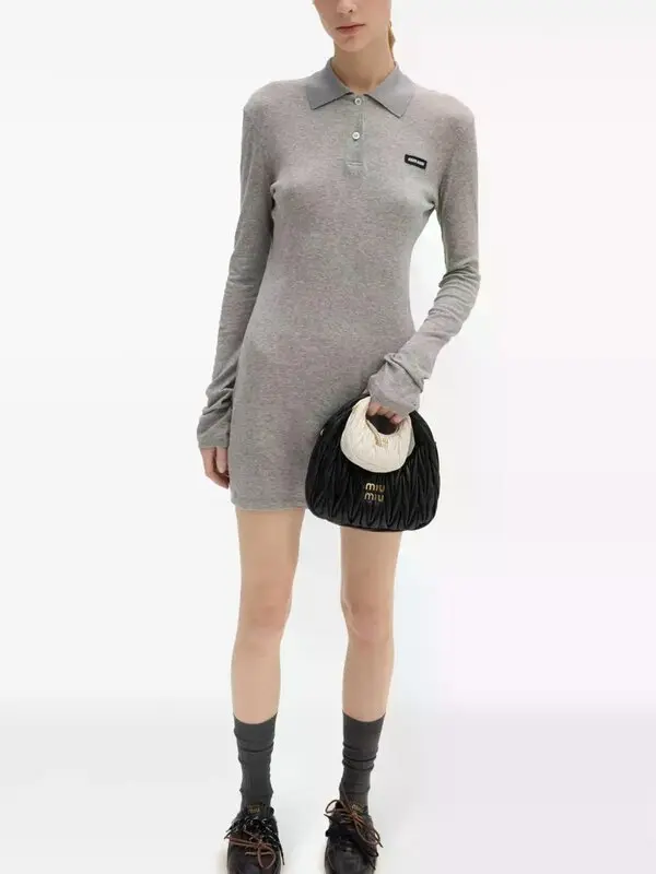 Miu Miu Ribbed-knit Mini Dress