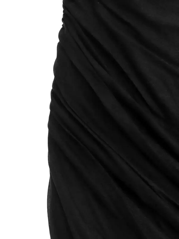 Rick Owens Fitted Cotton Skirt
