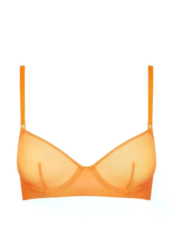 MAISON CLOSE Corps À Corps Neon Balconette Bra - Orange