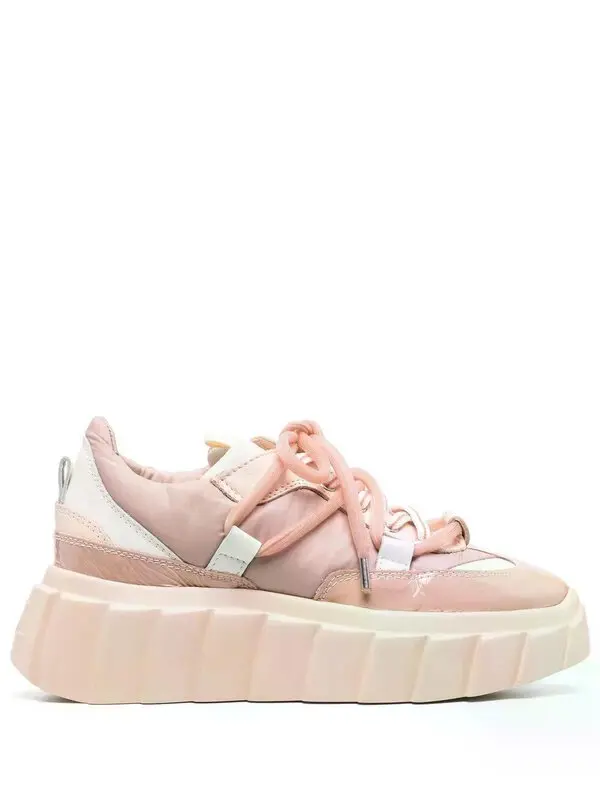 Agl Blondie Platform Lace-up Sneakers - Pink