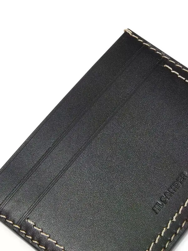 JIL SANDER Logo-debossed Card Holder