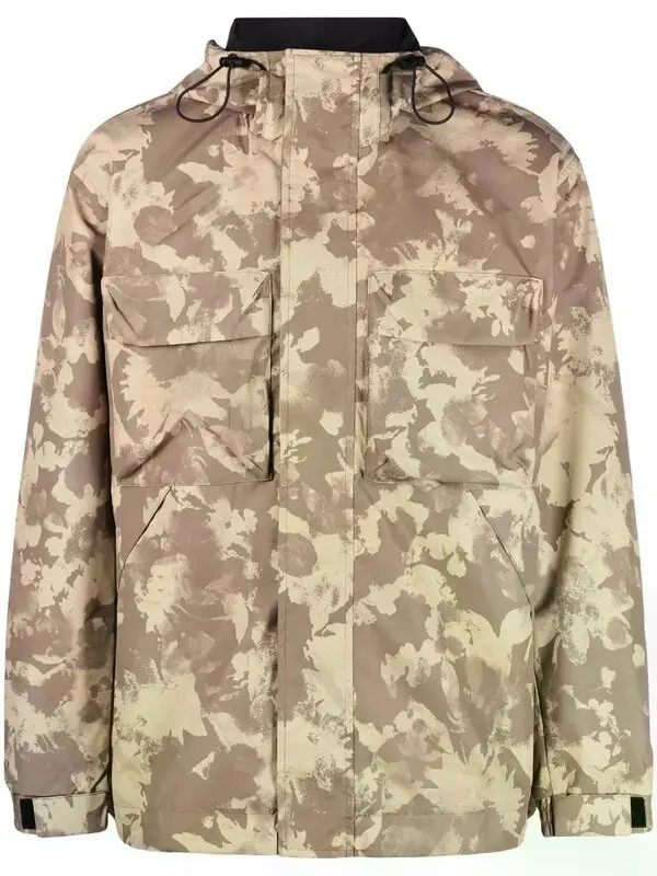Calvin Klein Technical Windbreaker Jacket - Neutrals
