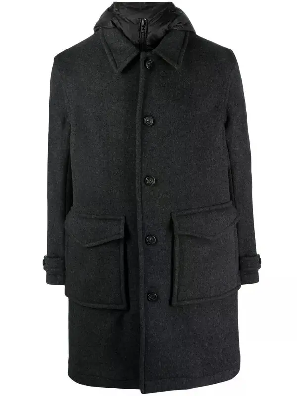 Woolrich Wool-blend Button-up Coat
