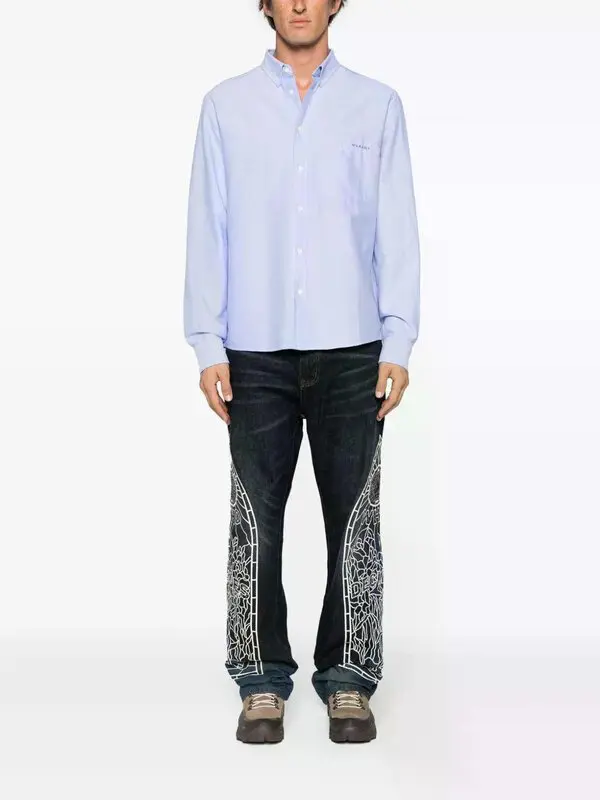 MARANT Jasolo Logo-embroidered Cotton Shirt