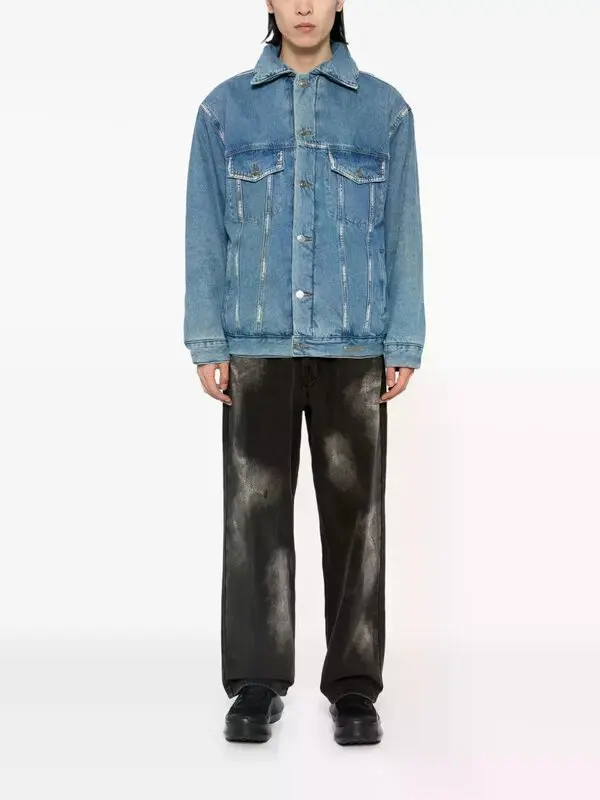 GROUND ZERO Button-up Denim Jacket