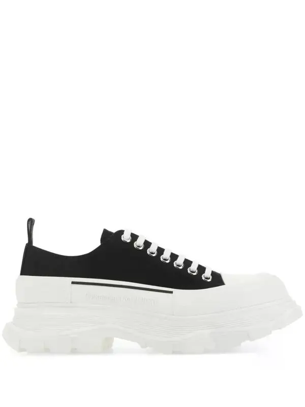 Alexander McQueen Tread Slick Low-top Sneakers - Black