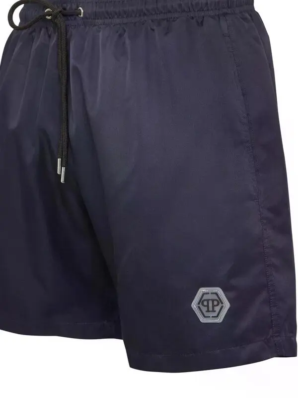 Philipp Plein Appliqué Logo Shorts
