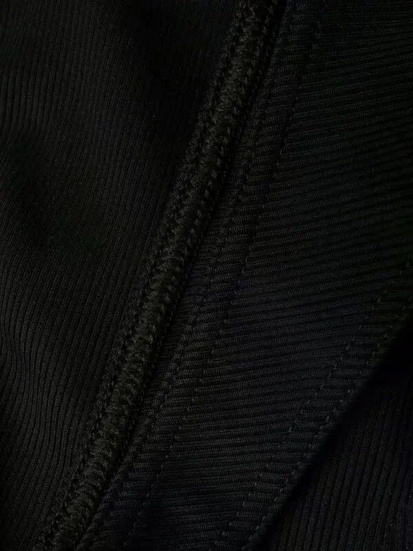 LIDO Ribbed-knit Bikini - Black