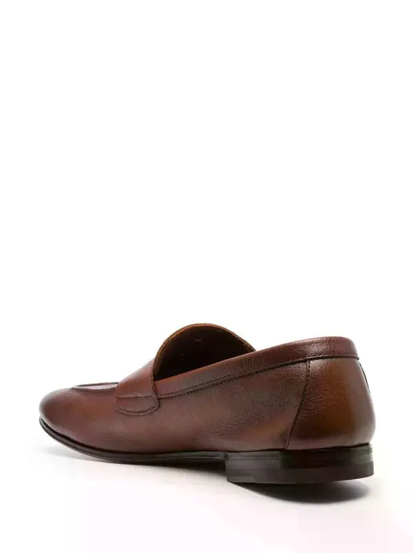 HENDERSON BARACCO Grained Leather Loafers
