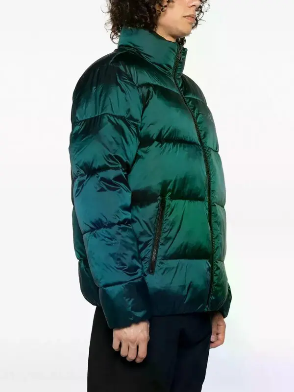 Calvin Klein Logo-patch Padded Jacket - Green