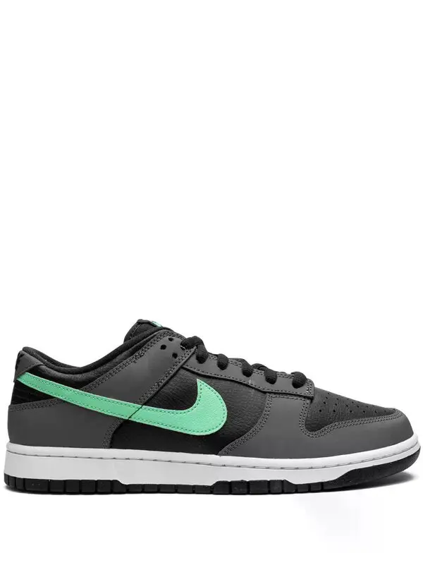Nike Dunk Low Retro Green Glow Sneakers - Black
