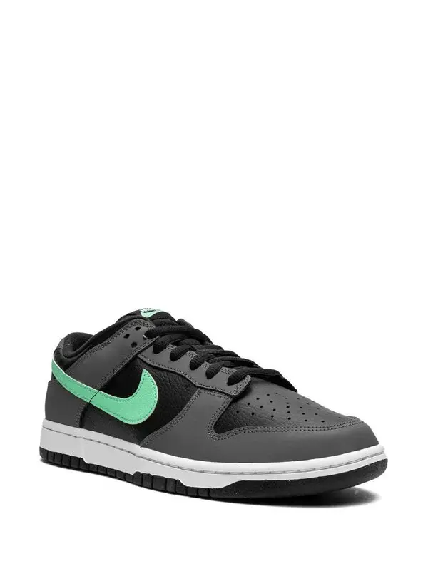 Nike Dunk Low Retro Green Glow Sneakers - Black