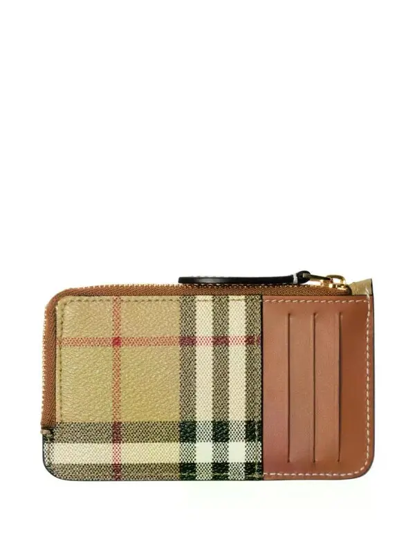 Burberry Vintage Check Cardholder - Neutrals