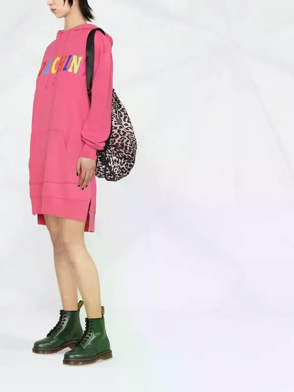 Moschino Logo-print Hooded Dress