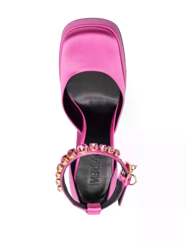 Versace Medusa Aevitas Crystal-embellished Pumps