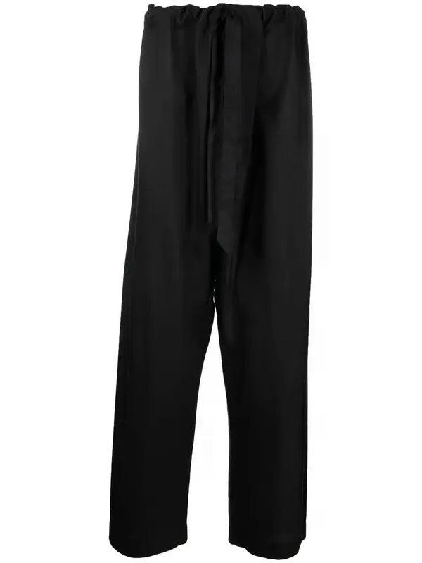 MAISON MARGIELA Silk Wide-leg Trousers