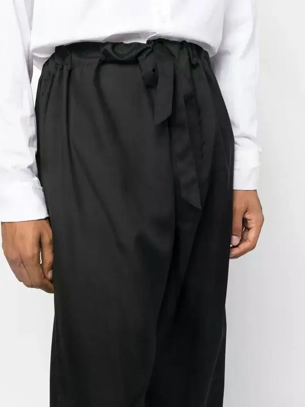 MAISON MARGIELA Silk Wide-leg Trousers