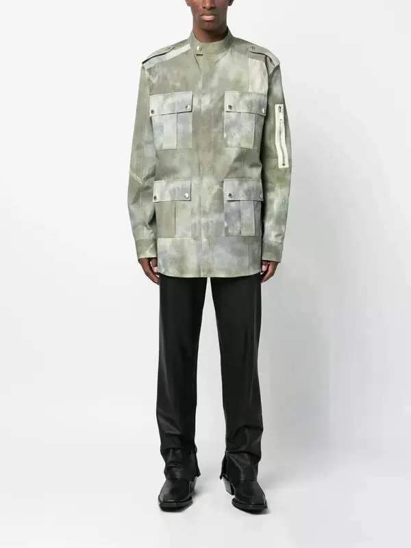 Balmain Faded-effect Military Jacket