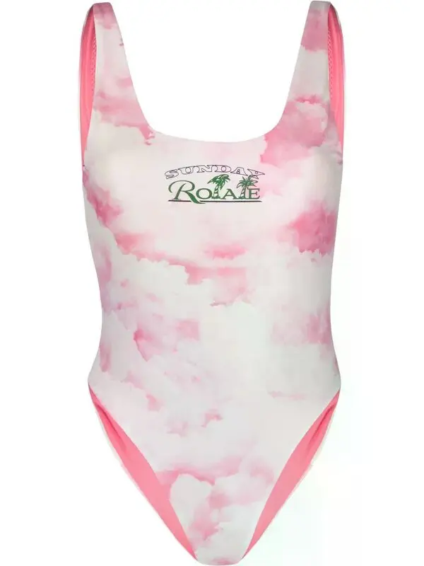 ROTATE BY BIRGER CHRISTENSEN Sunday Cismione One-piece Swimsuit - Pink