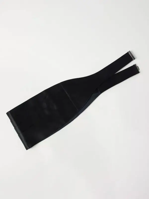 Brunello Cucinelli Satin Cummerbund - Black