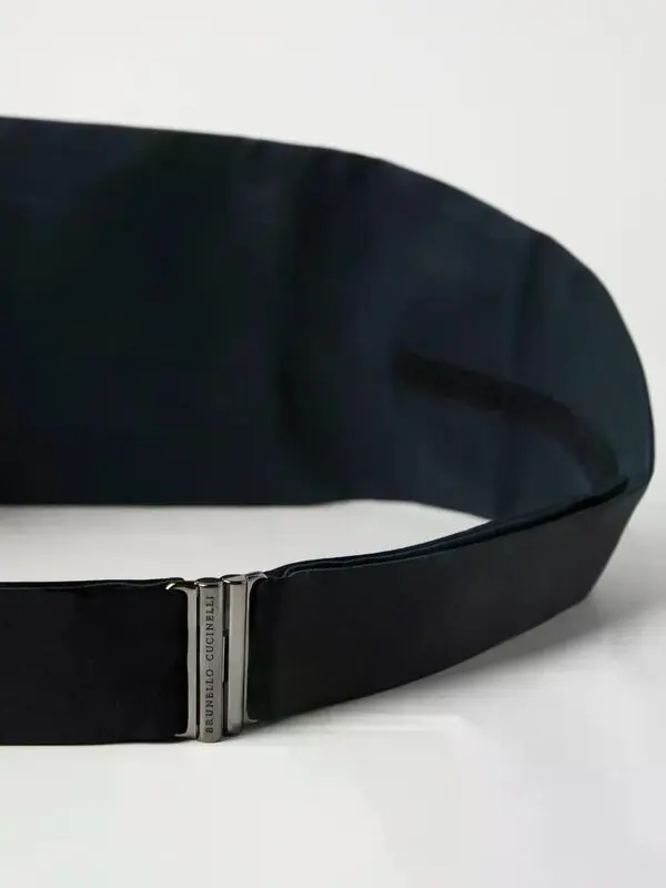 Brunello Cucinelli Satin Cummerbund - Black