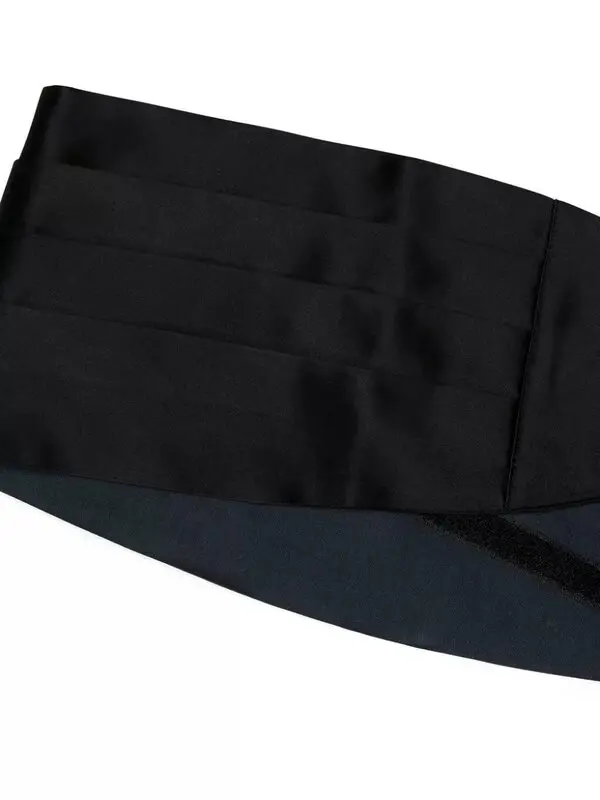 Brunello Cucinelli Satin Cummerbund - Black