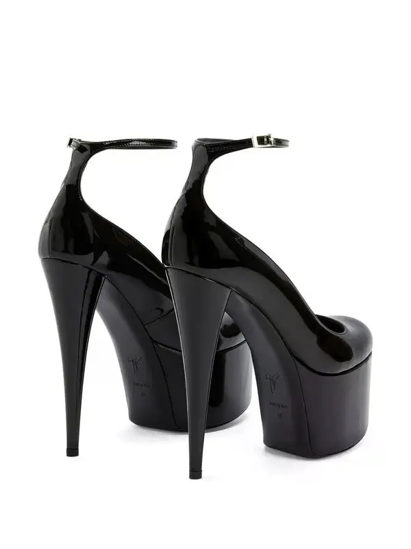 GIUSEPPE ZANOTTI 150mm Patent Leather Platform Pumps - Black