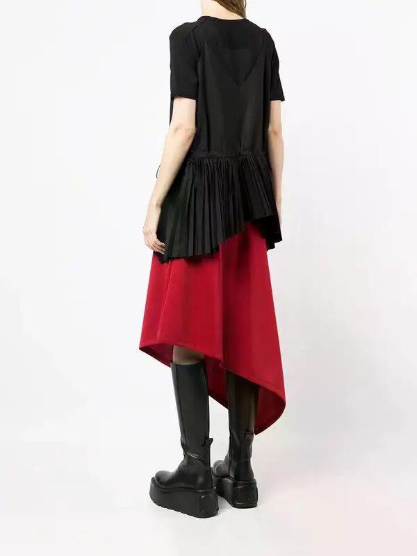 JUUN.J Pleated-hem T-shirt