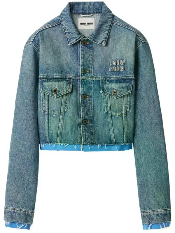 Miu Miu Denim Jacket - Blue