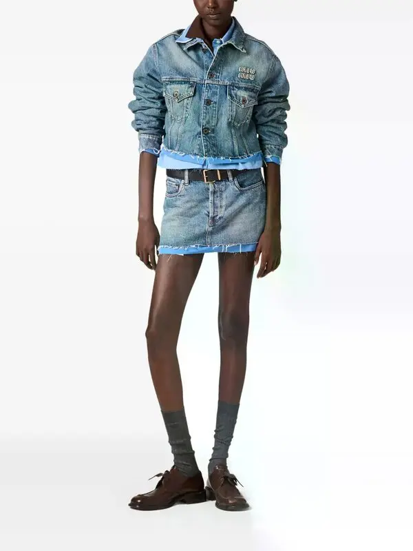 Miu Miu Denim Jacket - Blue