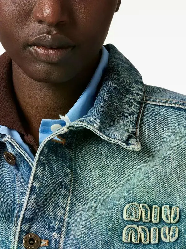 Miu Miu Denim Jacket - Blue