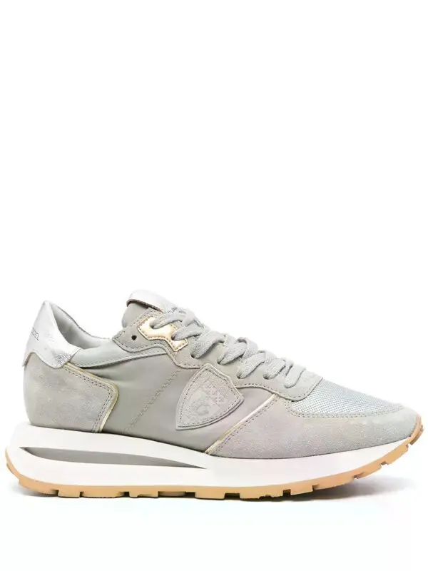 Philippe Model Tropez Haute Lace-up Sneakers - Grey