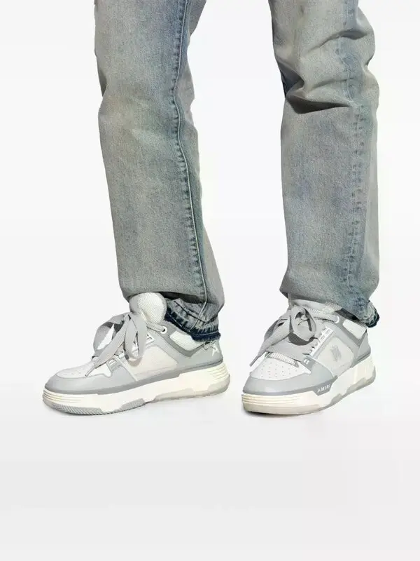 Amiri Ma-1 Panelled Leather Sneakers - Grey