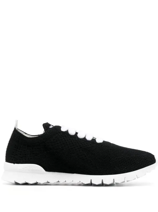 Kiton Fully-perforated Low-top Sneakers - Black