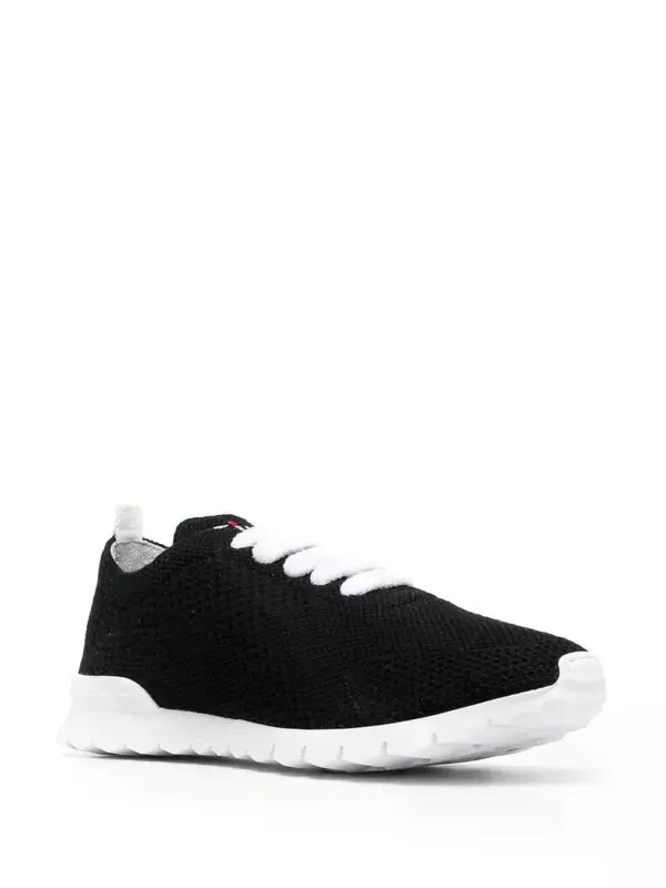 Kiton Fully-perforated Low-top Sneakers - Black