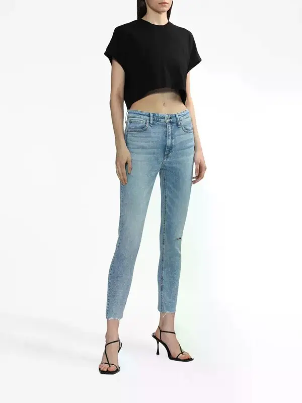 AGOLDE Cropped Cotton T-shirt