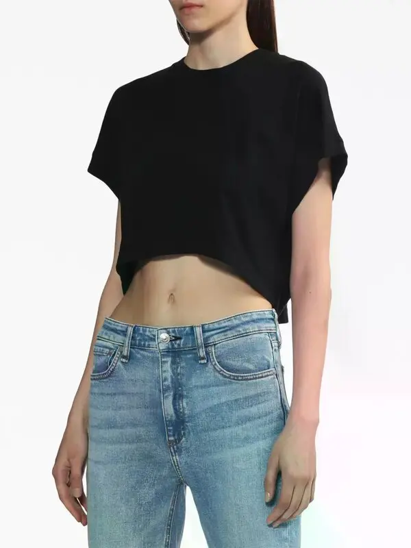 AGOLDE Cropped Cotton T-shirt