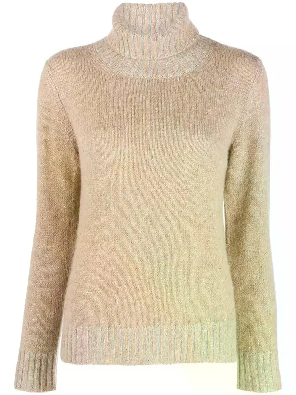 Fabiana Filippi Roll-neck Knitted Top