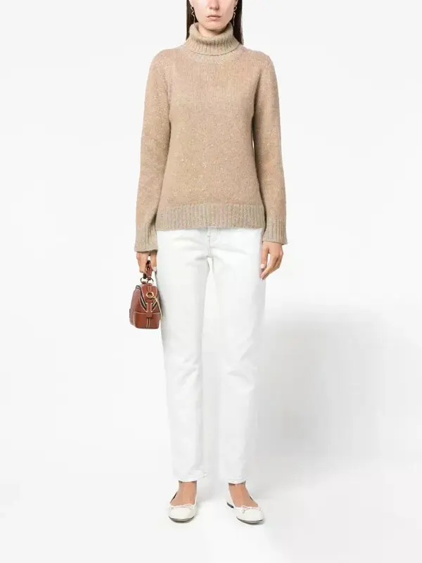 Fabiana Filippi Roll-neck Knitted Top