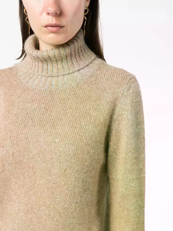 Fabiana Filippi Roll-neck Knitted Top
