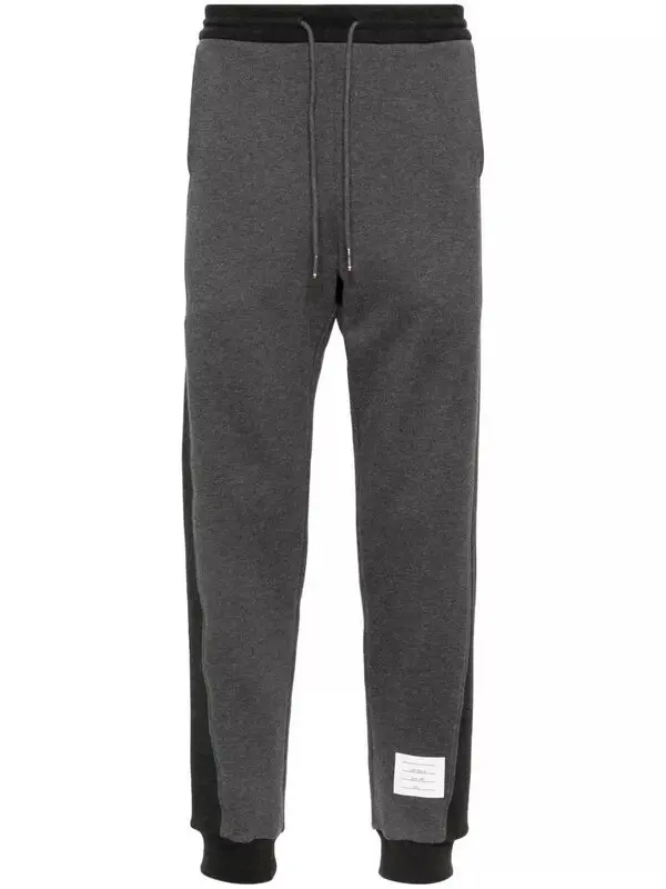 Thom Browne Mid-rise Track Trousers - Grey