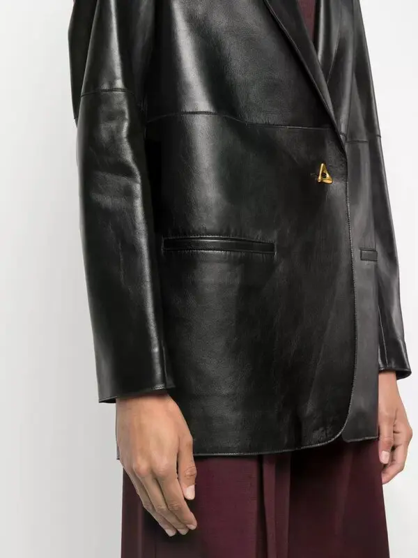 AERON Mercedes Leather Blazer