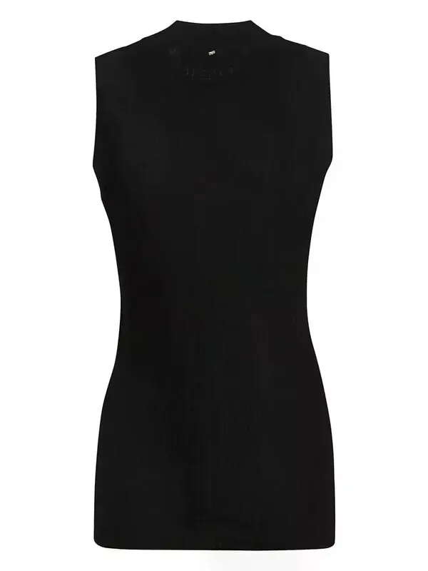 Sportmax Sleeveless Jersey Top - Black