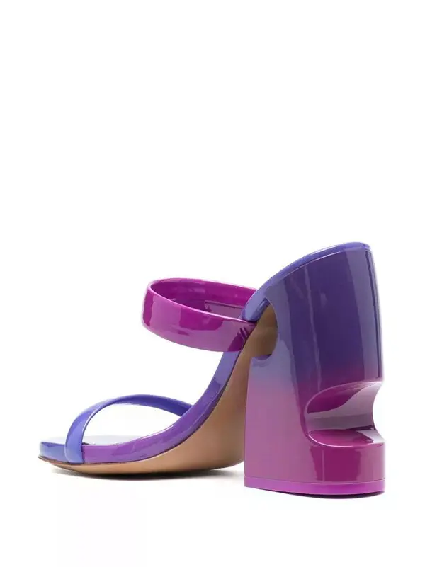 Off-White Shade Meteor Leather Sandals - Purple