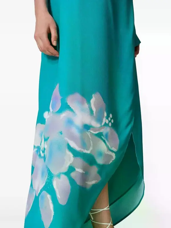 TWINSET Floral-print Wrap Skirt