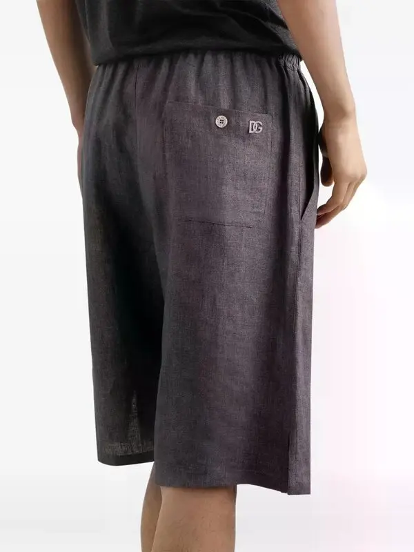Dolce & Gabbana Linen Bermuda Shorts