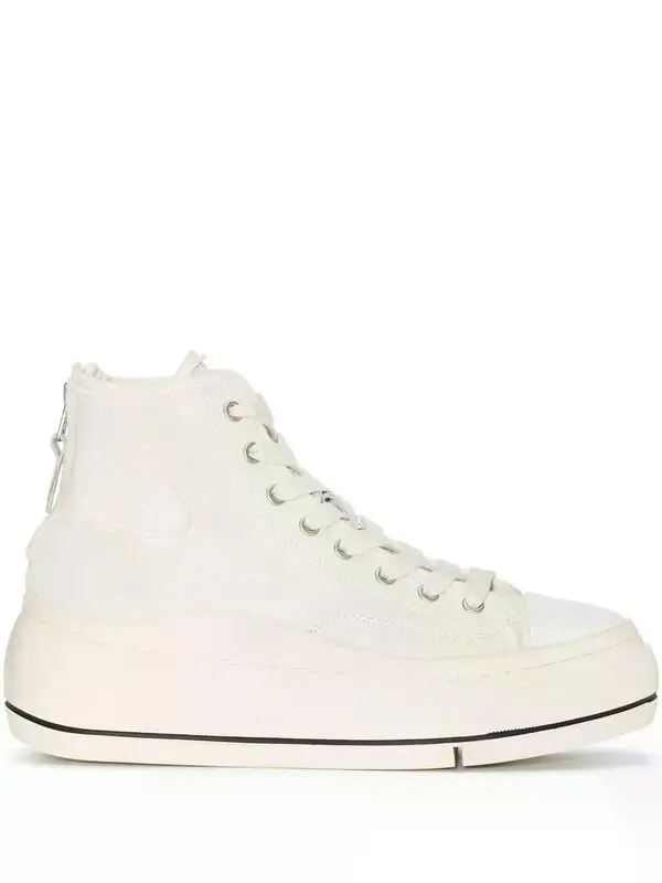 R13 High-top Platform Sneakers - Neutrals
