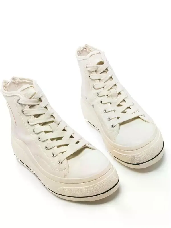 R13 High-top Platform Sneakers - Neutrals
