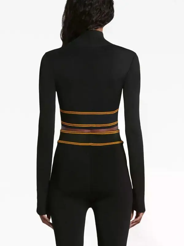 Marni Logo-underband Cropped Jumper