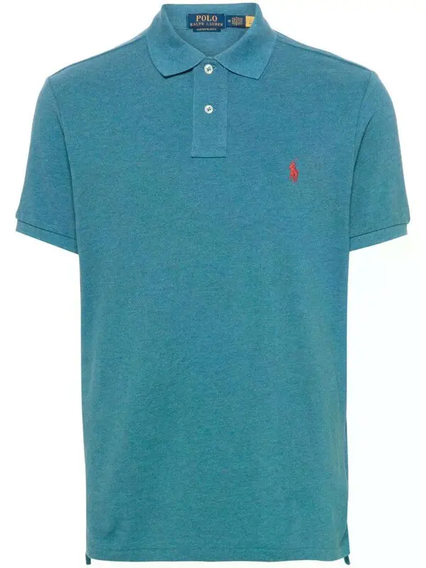 Polo Ralph Lauren Polo Pony-embroidered Polo Shirt - Blue